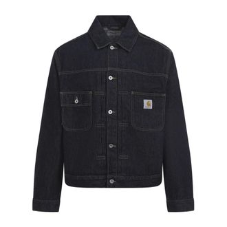 Carhartt Work in Progress Homme, Vestes, Bleu, Taille: L Veste en jean