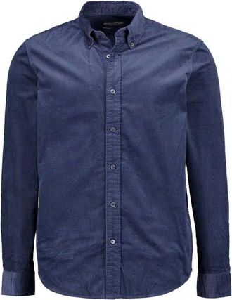 Marc O'Polo Herren Hemden blau Cord