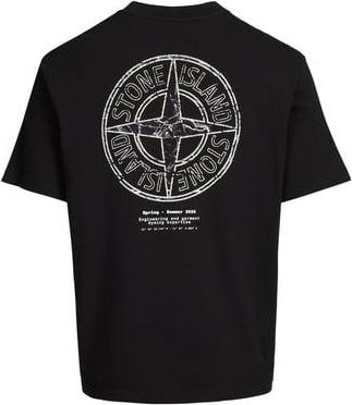 Stone Island T-shirt avec imprim&eacute;