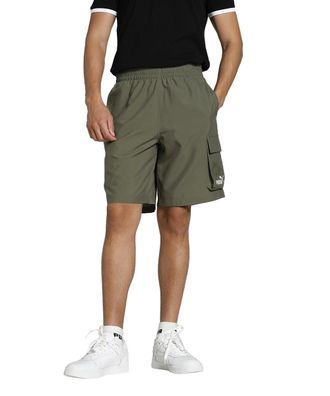 Puma Herren ESS No. 1 Logo Woven Cargo 9 Gewebte Shorts, Loden Green, 4XL