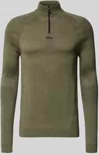 HUGO BOSS Regular Fit Troyer mit Schurwoll-Anteil Modell TOUR SEAMLESS QZ
