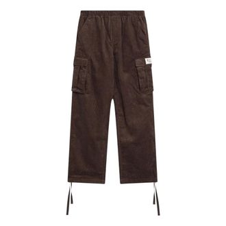 Brain Dead Homme, Pantalons, Brun, Taille: W30 Pantalon en Coton Marron