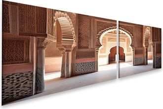 Islandburner Bild auf Leinwand Orientalische Architektur Sch&ouml;nheit Bilder Wandbilder Poster