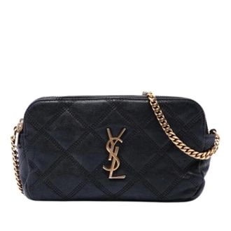 Saint Laurent Pre-owned Becky Double Zip - Femme - Pre-owned - Noir - Taille: ONE Size