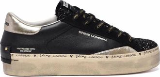 Crime London Femme, Chaussures, Noir, Taille: 40 EU Baskets Plateforme Us&eacute;es