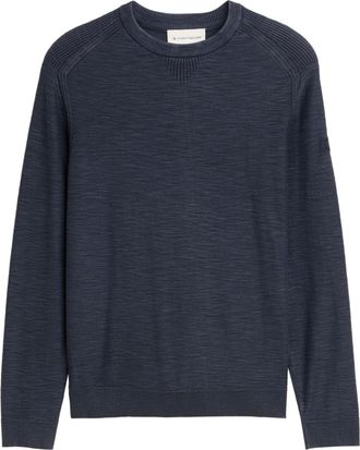 Tom Tailor Herren 1048004 Strickpullover aus Baumwolle, 10668-Sky Captain Blue, 3XL