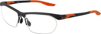 Nike Homme, Accessoires, Multicolore, Taille: ONE Size Lunettes Optiques Grises pour Homme