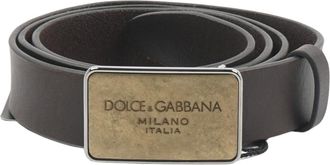 Dolce & Gabbana Homme, Accessoires, Brun, Taille: 110 CM Ceintures
