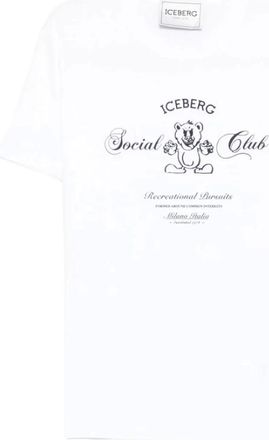 Iceberg Homme, Tops, Blanc, Taille: 2XL T-Chemises