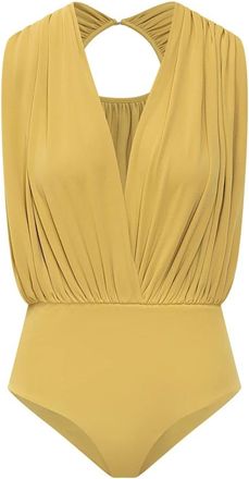 Des_Phemmes DES Phemmes, Femme, Tops, Jaune, Taille: 38 FR Cape Bodysuit