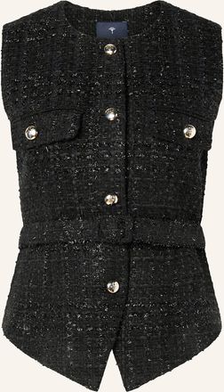 Joop Blazerweste Viola Aus Tweed schwarz