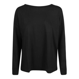 Majestic Filatures Schwarze Lyocell Baumwoll T-shirts und Polos - - Tops - Damen - Schwarzk - S