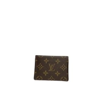 Louis Vuitton Portefeuille en cuir Pre-owned - Femme - Pre-owned - Brun - Taille: ONE Size