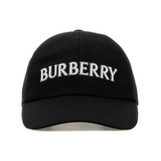 Burberry Femme, Accessoires, Noir, Taille: XS Casquette de baseball Logo Gabardine