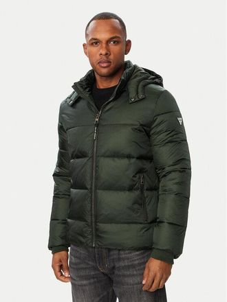 Guess Winterjacke M6BL42 W4154 Dunkelgr&uuml;n Regular Fit
