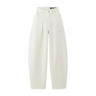 Jacquemus Damen, Jeans, Wei&szlig;, W28Gr&ouml;&szlig;e