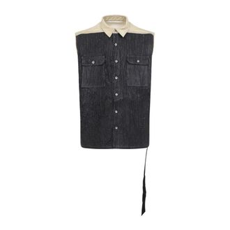 Rick Owens Jumbo Weste - - Jackets - Herren - Schwarzk - L
