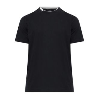 Dolce & Gabbana T-shirt avec &eacute;cusson logo - Homme - Tops - Bleu - Taille: 2XL