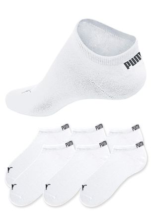 Puma Sneakersocken PUMA PU Sneaker Socks 6-pack, Damen, Gr. 39-42, wei&szlig;, Obermaterial: 72% Baumwolle, 24% Polyester, 3% Polyamid, 1% Elasthan, unifarben, n