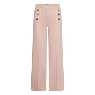 Seductive Bridget Wide Hosen - - Trousers - Damen - Rosa - S