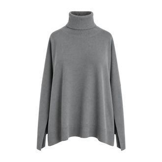 Gran Sasso Rollkragenpullover - - Knitwear - Damen - Grau - 4XL