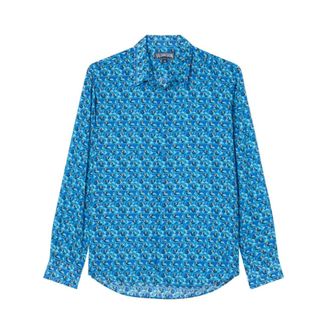 Vilebrequin Toucana Baumwoll-Voile-Hemd - - Shirts - Herren - Blau - L