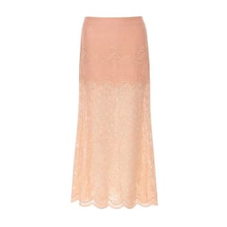 Paco Rabanne Femme, Jupes, Rose, Taille: 40 FR Midi Skirts