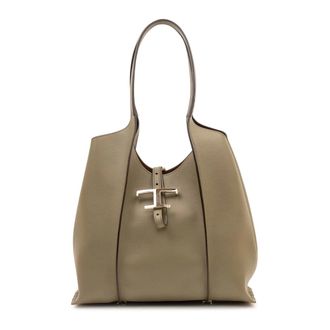 Tod's Femme, Sacs, Vert, Taille: ONE Size T Timeless Tote Bag