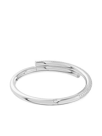 Swarovski bracelet jonc Dextera serti de cristaux - Argent