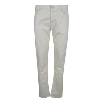 Jacob Cohen Homme, Pantalons, Blanc, Taille: W34 Jeans