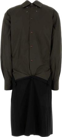 Maison Margiela Femme, Robes, Noir, Taille: 40 FR Midi Dress