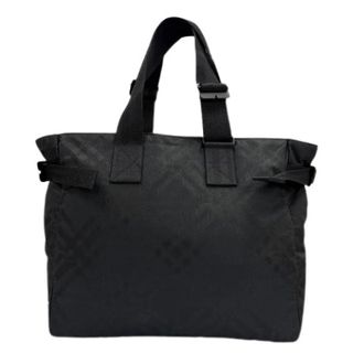 Burberry Pre-owned Sac fourre-tout en nylon jacquard &agrave; carreaux - Homme - Pre-owned - Noir - Taille: ONE Size