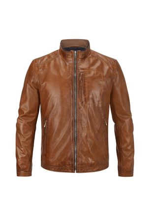 Milestone Herren Lederjacke MSJUMPER