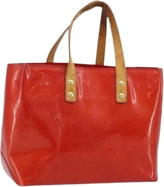 Louis Vuitton Sac &agrave; main vintage en cuir verni doccasion - Femme - Pre-owned - Rouge - Taille: ONE Size