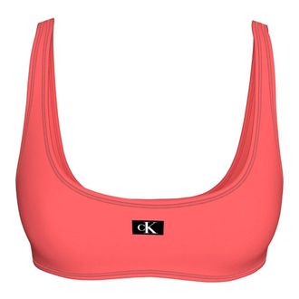Calvin Klein Korall Bralette Bademode - - Swimwear - Damen - Rot - M