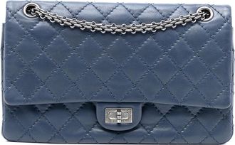 Chanel Hobo Bags - Reissue 2.55 Aged Calfskin Double Flap 226 - Gr. unisize - in Blau - f&uuml;r Damen