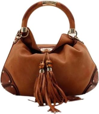 Gucci Pre-owned Le Indy Hobo - Femme - Pre-owned - Brun - Taille: ONE Size