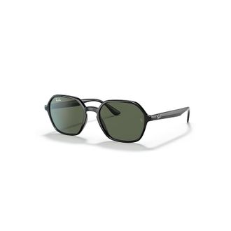 Ray-Ban Rb4361 Sonnenbrillen Schwarz Fassung Gr&uuml;n Glas 52-18