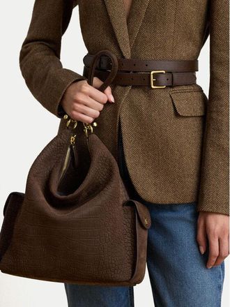 Lauren Ralph Lauren Handtasche 431P18458003 Dunkelbraun