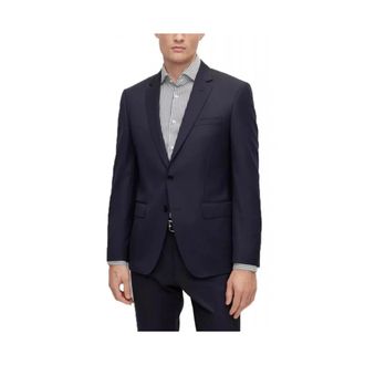 HUGO BOSS Einteiliges Slim-Fit-Anzugsakko - - Jackets - Herren - Blau - M