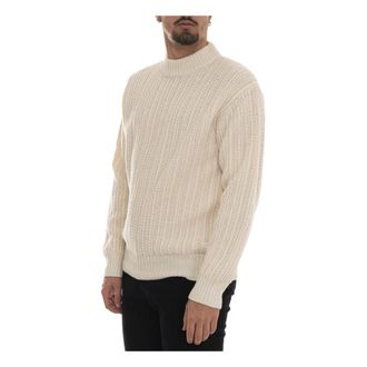 HUGO BOSS Homme, Pulls, Beige, Taille: 2XL Pull ras du cou Korth