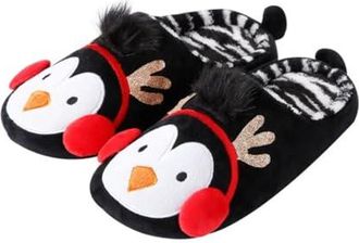 UPKOCH Pantoufles Int&eacute;rieur Chaudes Anti-d&eacute;rapantes pour Homme et Femme Semelle Antid&eacute;rapante Confort Longue Dur&eacute;e pour Automne et Hiver