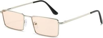 Generic Lunettes De Soleil M&eacute;talliques For La Conduite, For Hommes Et Femmes, Id&eacute;ales For Les Vacances Sports Plein Air(Pink)