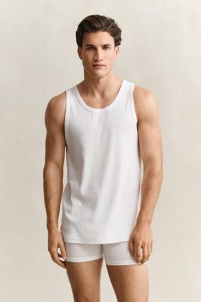 GANT Herren 2er-Pack Tanktops (XXXL) Schwarz / Wei&szlig;