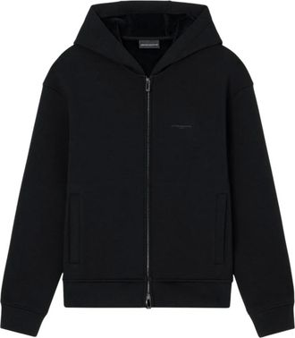 Emporio Armani Homme, Sweatshirts et sweats &agrave; capuche, Noir, Taille: 2XL maglieria e felpe poliestere