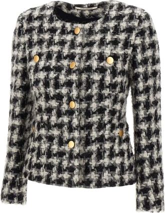 Tagliatore Femme, Vestes, Noir, Taille: 38 FR Tweed Vestes
