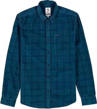 Garcia Garcia Herren Shirt Long Sleeve Hemd, Petrol Green, L