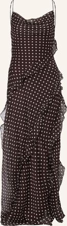 Mrs & Hugs Mrs & Hugs Kleid Mit Volants braun