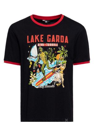 King Kerosin Print-Shirt Lake Garda (1-tlg) mit Artwork-Print