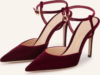 Gianvito Rossi Slingpumps Velluto 95 Aus Samt rot